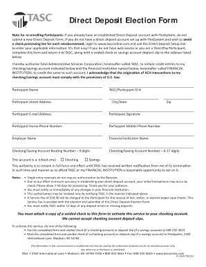 Fillable Online bcps TC-3142-091312 Direct Deposit Election Form - bcps ...