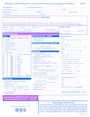 Fillable Online multicare This form is part of the patient s medical ...