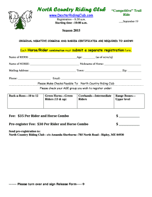 Fillable Online ORIGINAL NEGATIVE COGGINS AND RABIES CERTIFICATES ARE ...