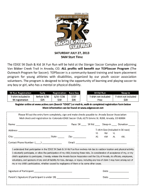 Fillable Online 9AM Start Time Fax Email Print - pdfFiller