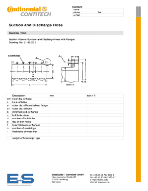 Fillable Online Suction and Discharge Hose - contitech-oil-gas.com Fax ...