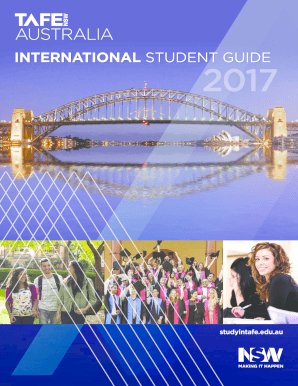 Fillable Online TAFE NSW Brochure for International Students Fax Email ...