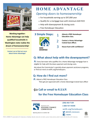 Fillable Online wshfc WSHFC Home Advantage Flyer Fax Email Print ...