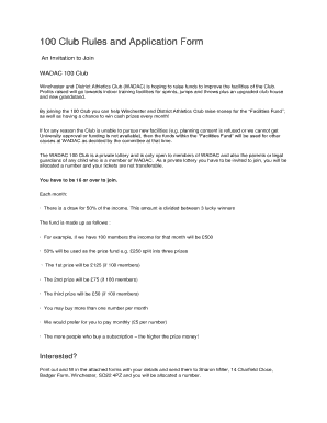 Fillable Online 100 Club Rules and Application Form - static1.1.sqspcdn ...