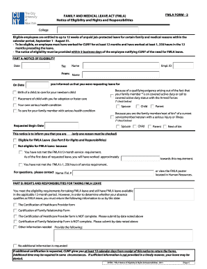 Fillable Online FMLA FORM - 2 Fax Email Print - pdfFiller