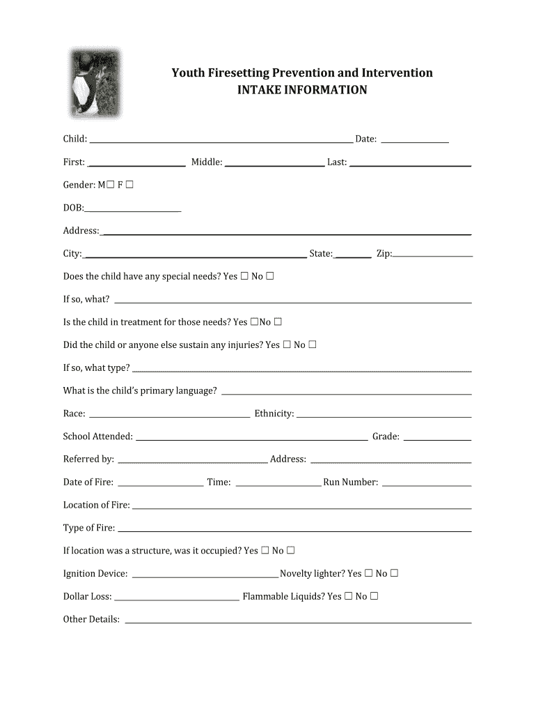 Fillable Online dps mn Youth Firesetting Prevention and Intervention ...