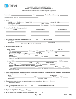 Fillable Online APPLICATION FOR APARTMENT RESIDENCY Fax Email Print ...