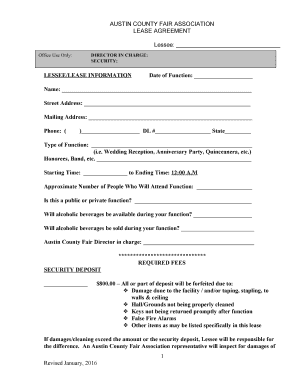 Fillable Online Lessee: Fax Email Print - pdfFiller