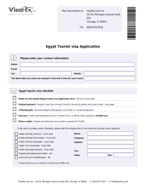 Fillable Online Egypt Visa Application for Citizens of Pakistan. Egypt ...