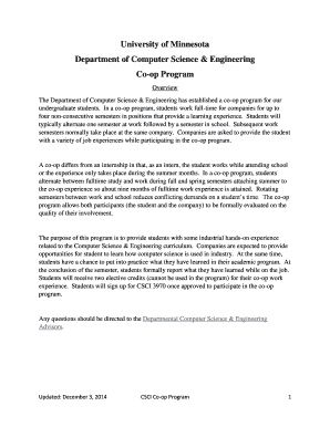 Fillable Online cs umn University of Minnesota Department of Computer ...