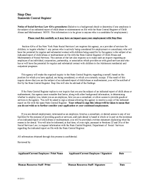 Fillable Online step1ny Step One Statewide Central Register - step1ny ...