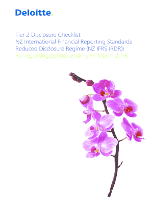 Nz Ifrs Rdr Disclosure Checklist - Fill Online, Printable, Fillable ...