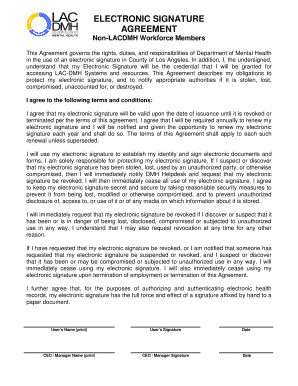 Fillable Online file lacounty E-Signature Agreement 500.50 Attach 4 ...