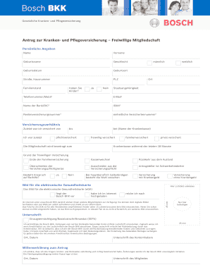 Fillable Online bosch-bkk Bosch BKK Fax Email Print - pdfFiller