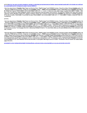 Fillable Online Free printable hvac forms Fax Email Print - pdfFiller