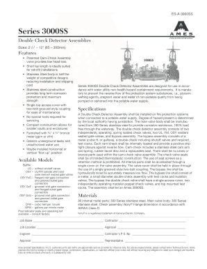 Fillable Online Series 3000SS - Jerman Fax Email Print - pdfFiller