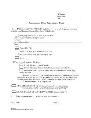 Fillable Online busfin uga pro officer cover sheet. pro officer cover ...