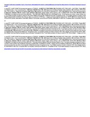 Fillable Online Dd form 1750 excel Fax Email Print - pdfFiller