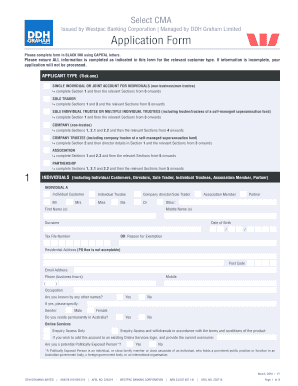 Fillable Online Select CMA Product Information and Application Form Fax ...