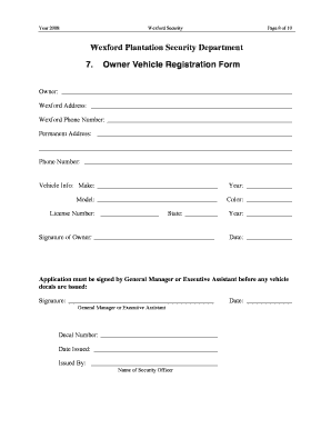 Fillable Online Wexford Security Fax Email Print - pdfFiller