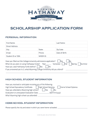 Fillable Online nwc cc wy SCHOLARSHIP APPLICATION FORM - nwc.cc.wy.us ...