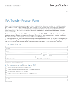 Fillable Online IRA Transfer Request Form, June 2014. IRA Transfer ...