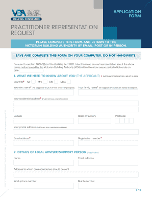 Fillable Online PRACTITIONER REPRESENTATION REQUEST Fax Email Print ...