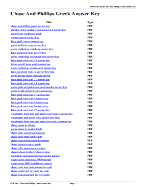 Fillable Online skeezzon nmsmhi Chase And Phillips Greek Answer Key ...