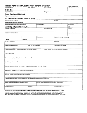 Illinois Form 45 - Fill Online, Printable, Fillable, Blank | pdfFiller