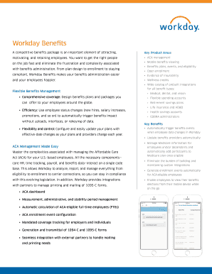 Fillable Online Workday Benefits Fax Email Print - pdfFiller