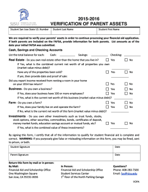 Fillable Online sjsu TYPE ON THIS FORM Fax Email Print - pdfFiller