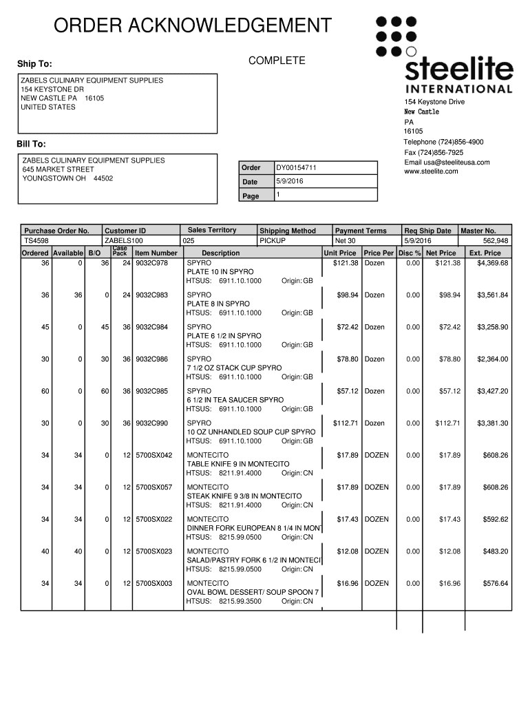 Fillable Online SOP Blank Order Form - s3.amazonaws.com Fax Email Print - pdfFiller