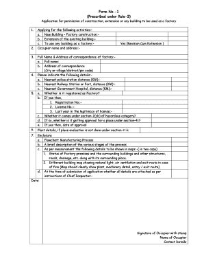 Fillable Online dish gujarat gov Form No.-1 (Prescribed under Rule-3 ...