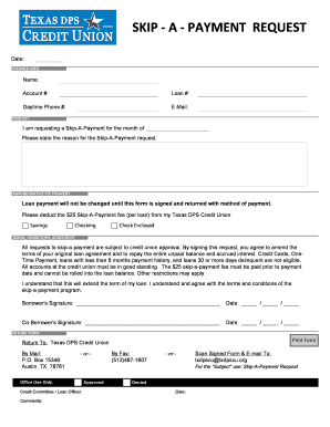 Fillable Online ig libertyonline Skip-A-Payment Request Form - Liberty Online Fax Email Print ...