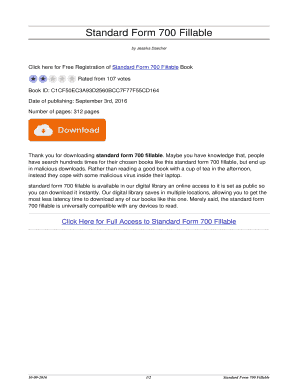Fillable Online Standard Form 700 Fillable. standard form 700 fillable ...