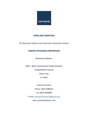 Fillable Online This document replaces and supersedes all previous ...