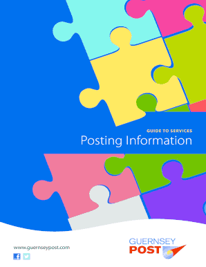 Fillable Online tab 4 Posting Information - Guernsey Post Fax Email ...
