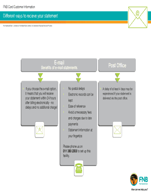 Fillable Online FNB Card Customer Information Fax Email Print - pdfFiller