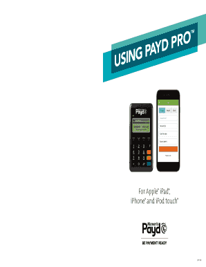 Fillable Online TM PAYD PRO, MONERIS PAYD and MONERIS PAYD BE PAYMENT READY & Design are trade ...