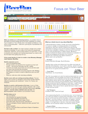 Fillable Online Focus on Your Beer Fax Email Print - pdfFiller