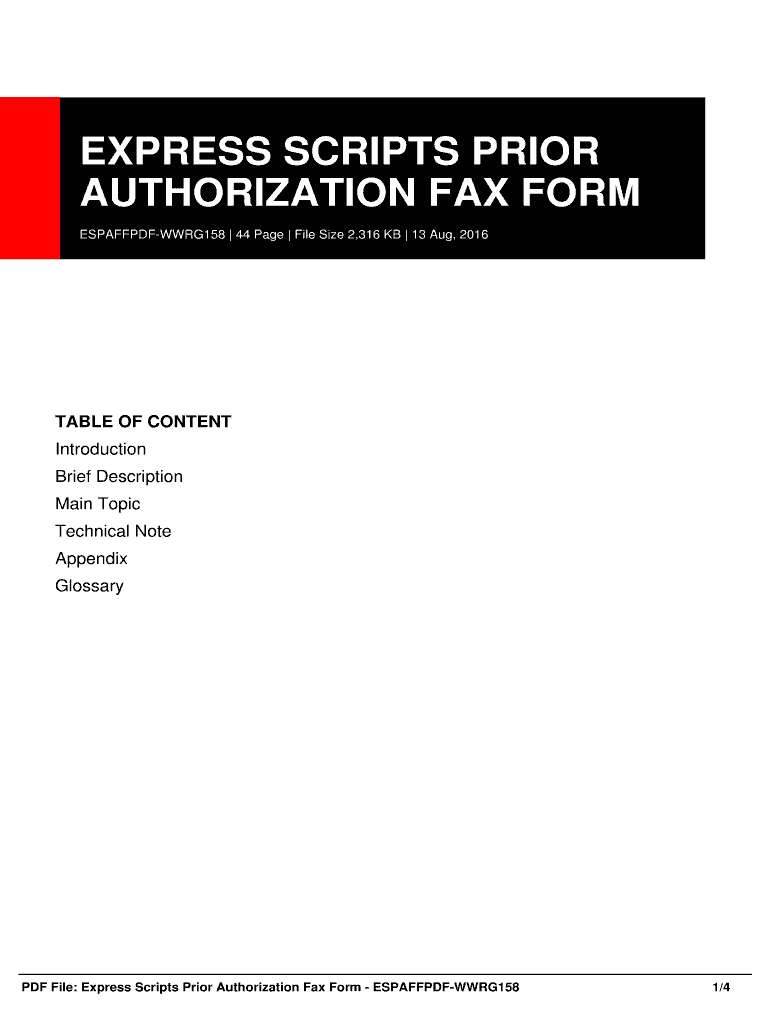 Fillable Online Sweetcouple Express Scripts Prior Authorization Fax Form Espaffpdf Wwrg158