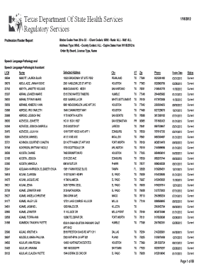 Fillable Online dshs texas Status Codes from 20 to 32 - Client Code/s ...