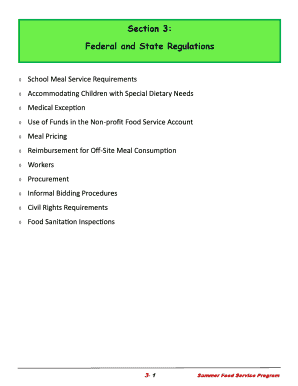 Fillable Online isbe Section 3: Federal and State Regulations - ISBE - isbe Fax Email Print ...