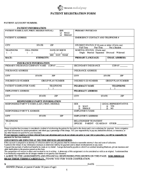 Fillable Online PATIENT ACCOUNT NUMBER: Fax Email Print - pdfFiller