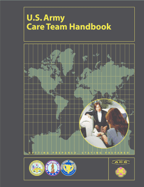 Fillable Online army U.S. Army Care Team Handbook Fax Email Print ...