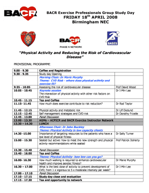 Fillable Online heartrhythmcharity org BACR-EPG Study Day 2008 Programme and application form ...