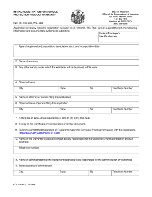 Vehicle Registration Form - Fill Online, Printable, Fillable, Blank ...