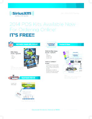 Fillable Online 2014 POS Kits Available Now For Ordering Online! IT S ...