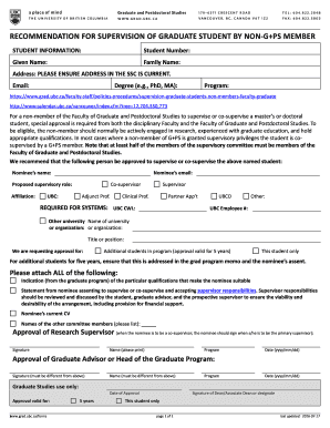 Fillable Online www.grad.ubc.ca Fax Email Print - pdfFiller