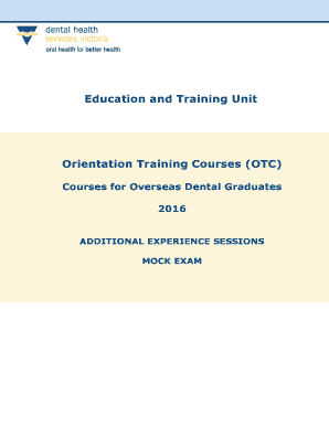 Fillable Online dhsv org Education and Training Unit Orientation ...